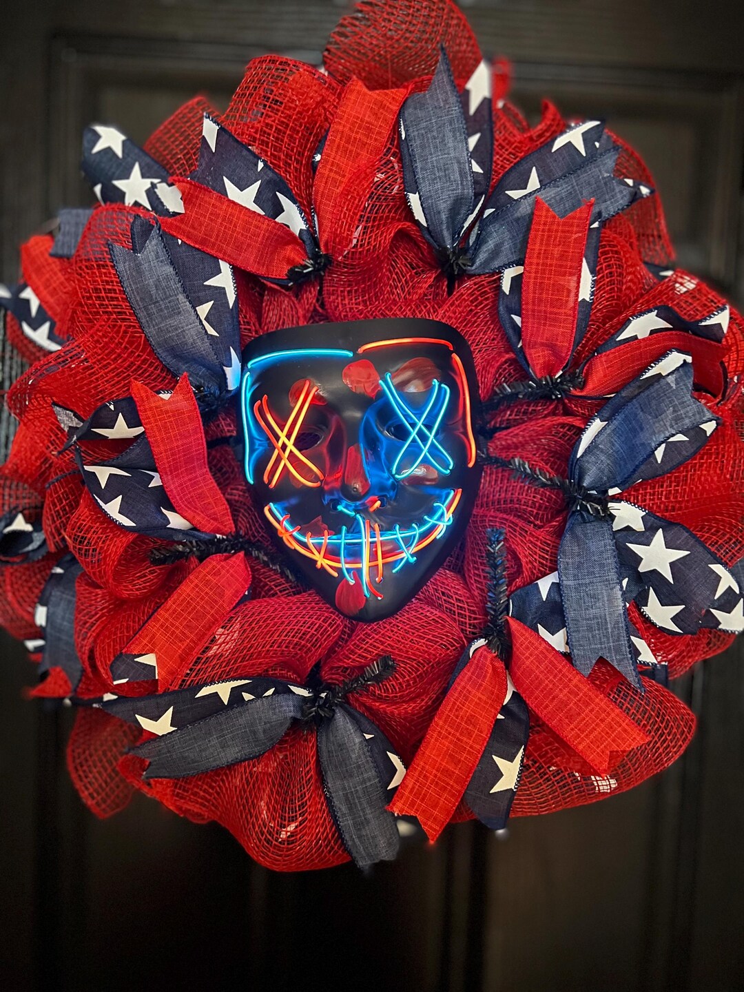 Clown Wreath | Spooky Wreath | Halloween Wreath | Halloween Decor ...