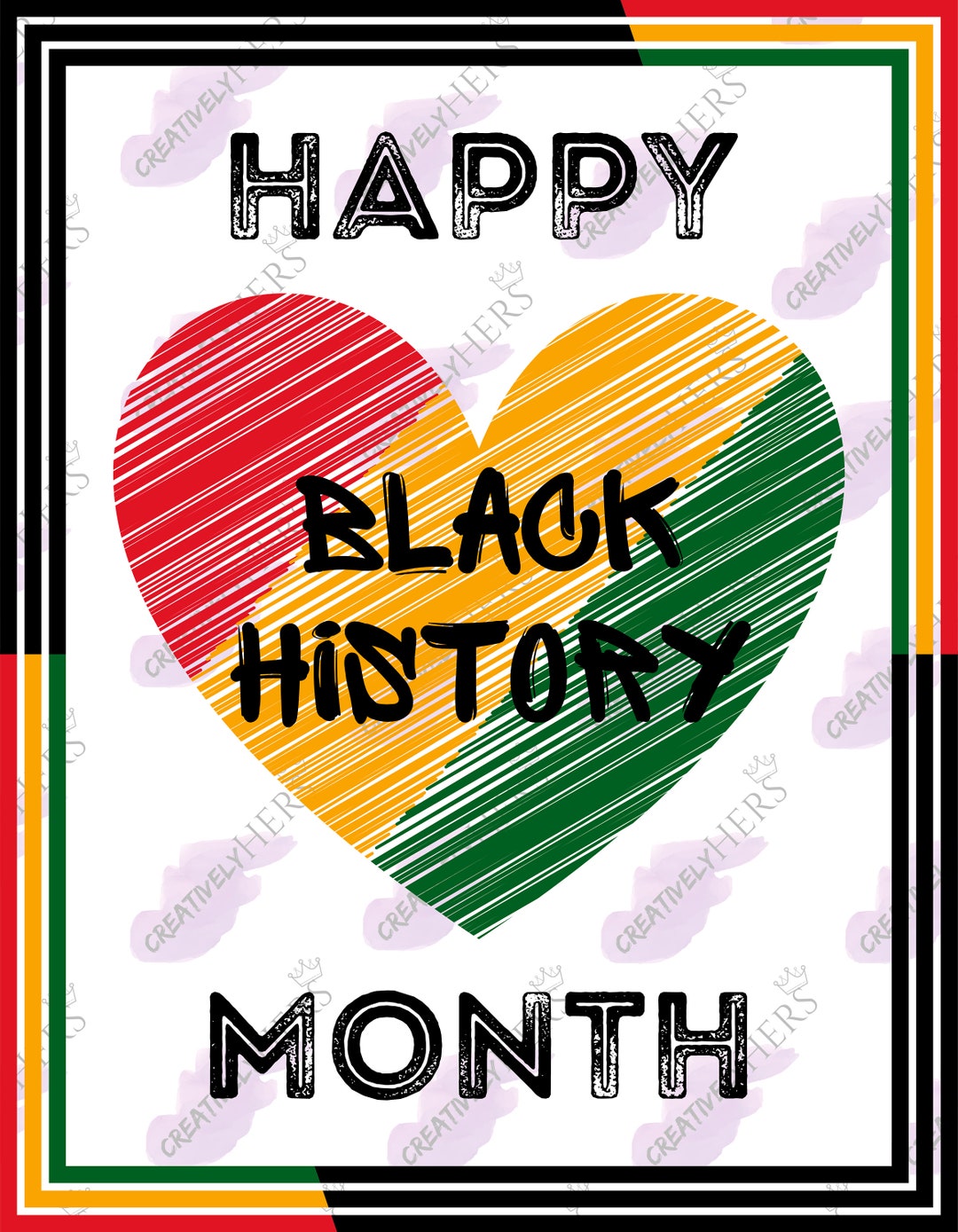 Black History Month Sign | Black Lives Matter Sign | Africa Sign ...