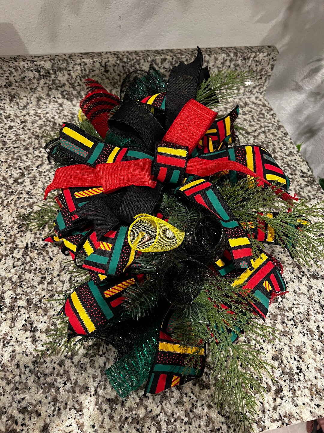 Juneteenth Centerpiece | Table Decor | Black and Red Centerpieces ...