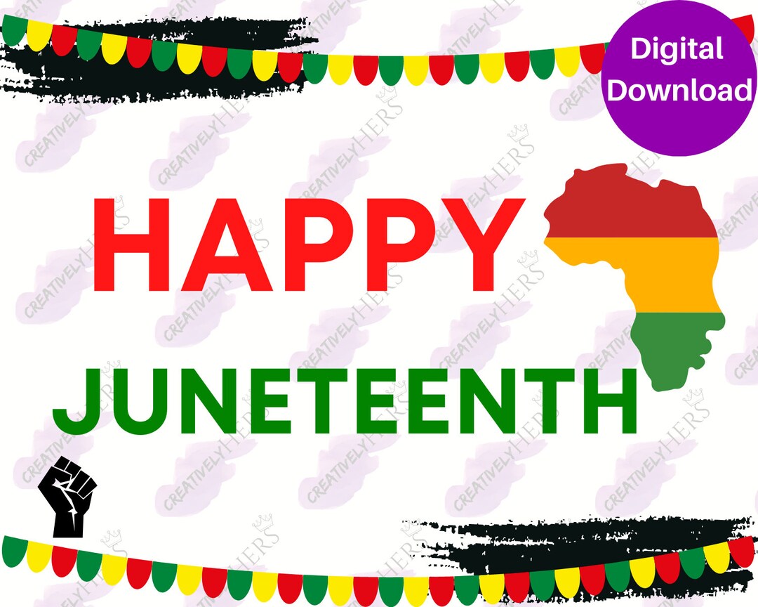 Juneteenth Sign | Juneteenth Digital Download | JUNETEENTH DECOR ...