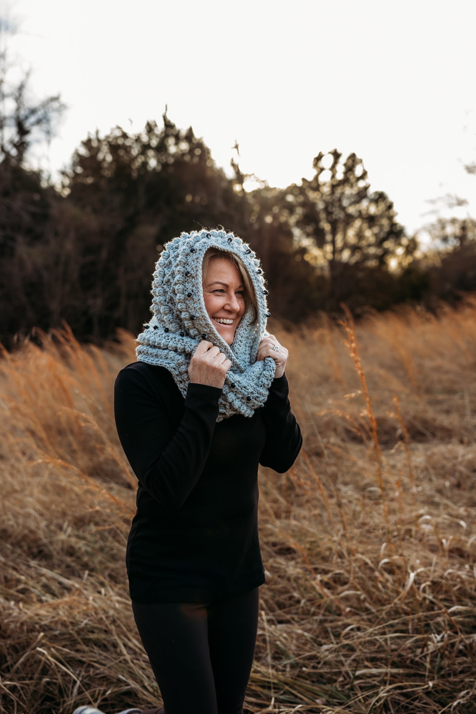 Boho Beaded Infinity Hood Crochet Pattern Boho Hood Hooded - Etsy