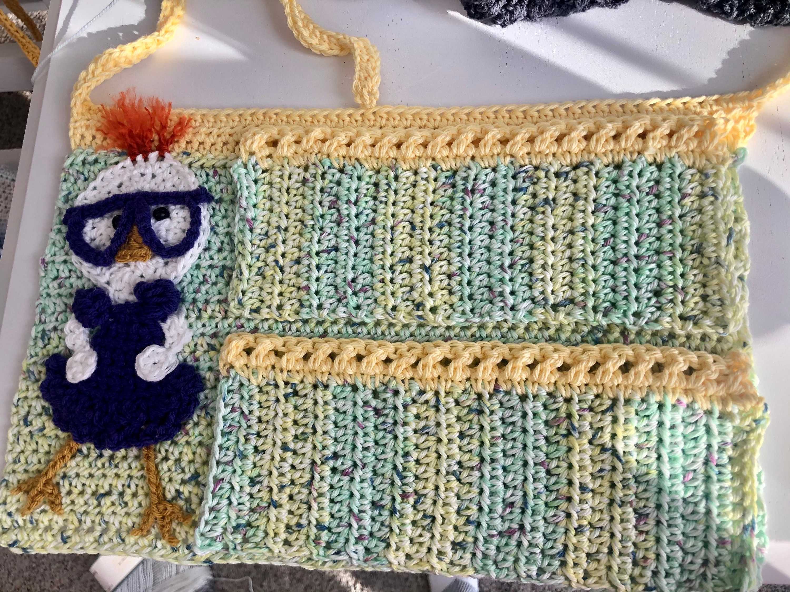 Li'l Chicken Apron Crochet Pattern, Egg Collecting Apron (digital ...
