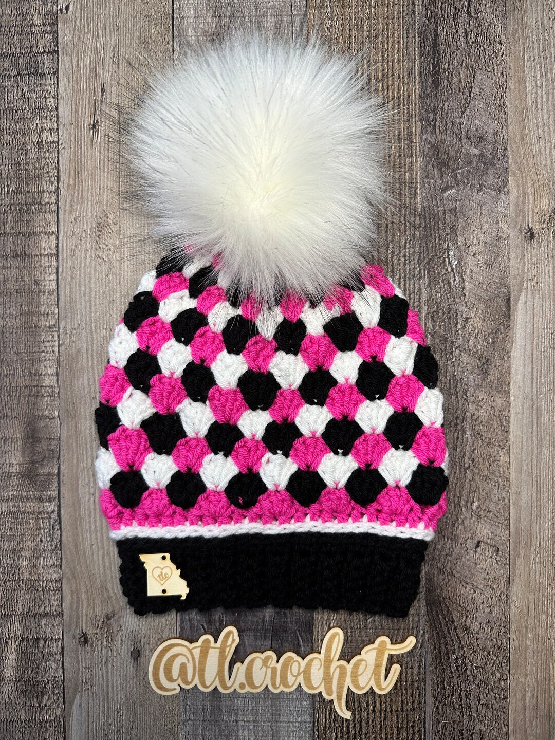 Argyle Beanie, PDF Digital Crochet Pattern, Tldotcrochet, Crochet ...