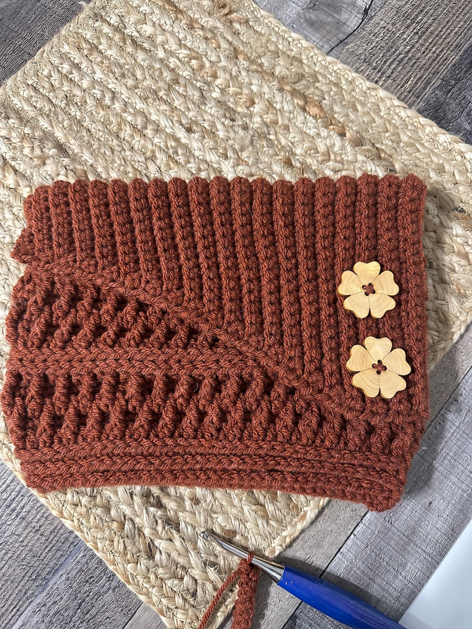 Turnberry Pouch Crochet Canvas Pouch Cover Crochet Pouch - Etsy