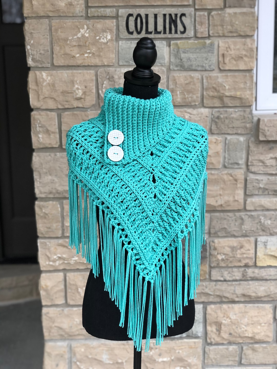 Turnberry Turtle Neckie Crochet PDF Pattern, Crochet Triangle Scarf ...