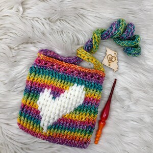 Wonky Heart Cross Body Bag, Mini Me Wonky Heart Cross Body Bag, Mommy ...