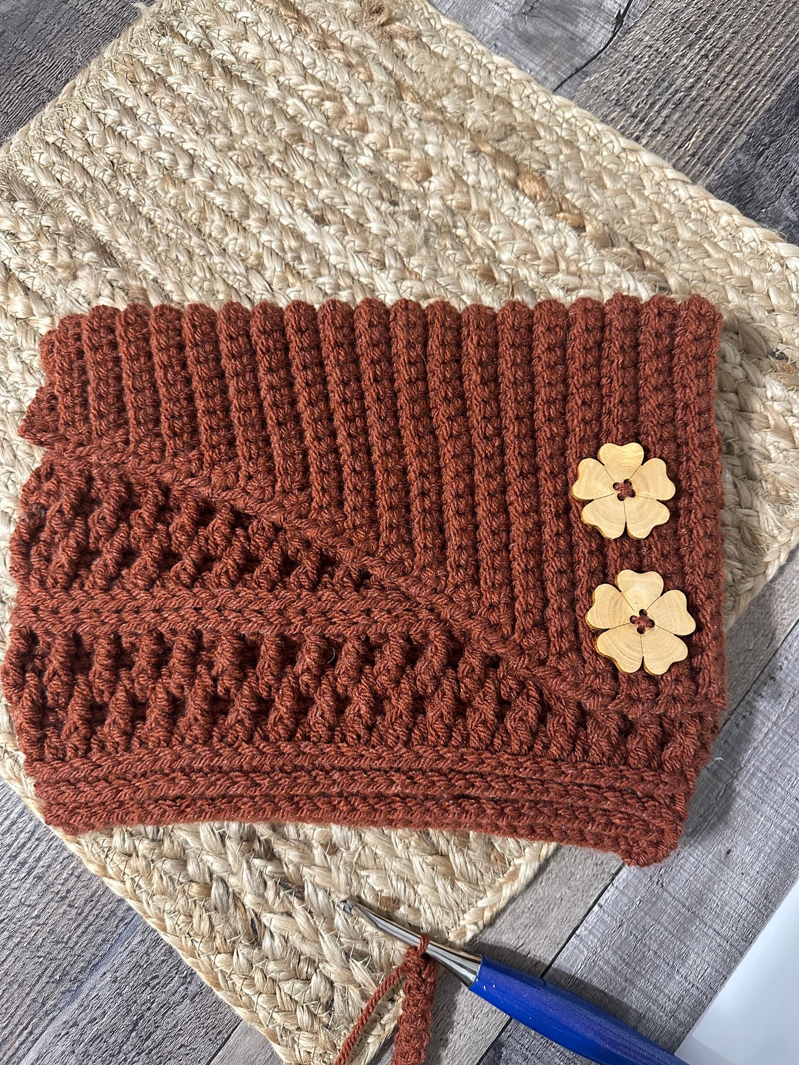 Turnberry Pouch Crochet Canvas Pouch Cover Crochet Pouch - Etsy