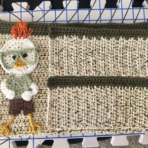 Li'l Chicken Apron Crochet Pattern, Egg Collecting Apron (digital ...