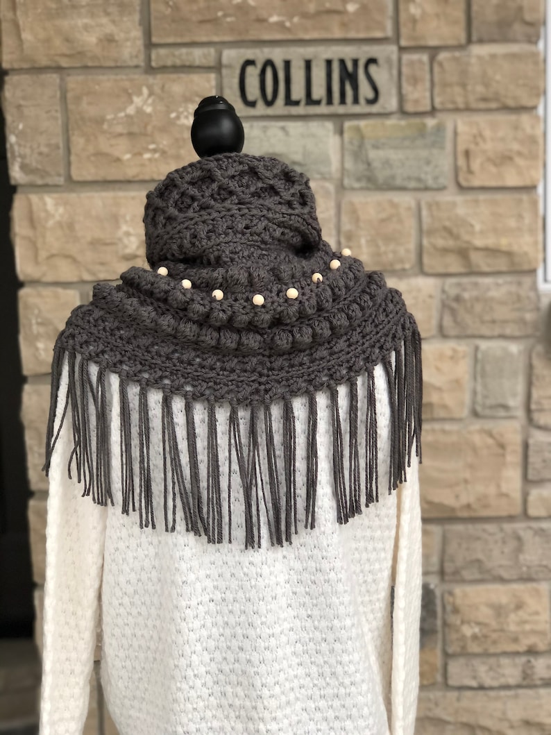 Boho Beaded Turtle Neckie Crochet Triangle Scarf Pattern - Etsy