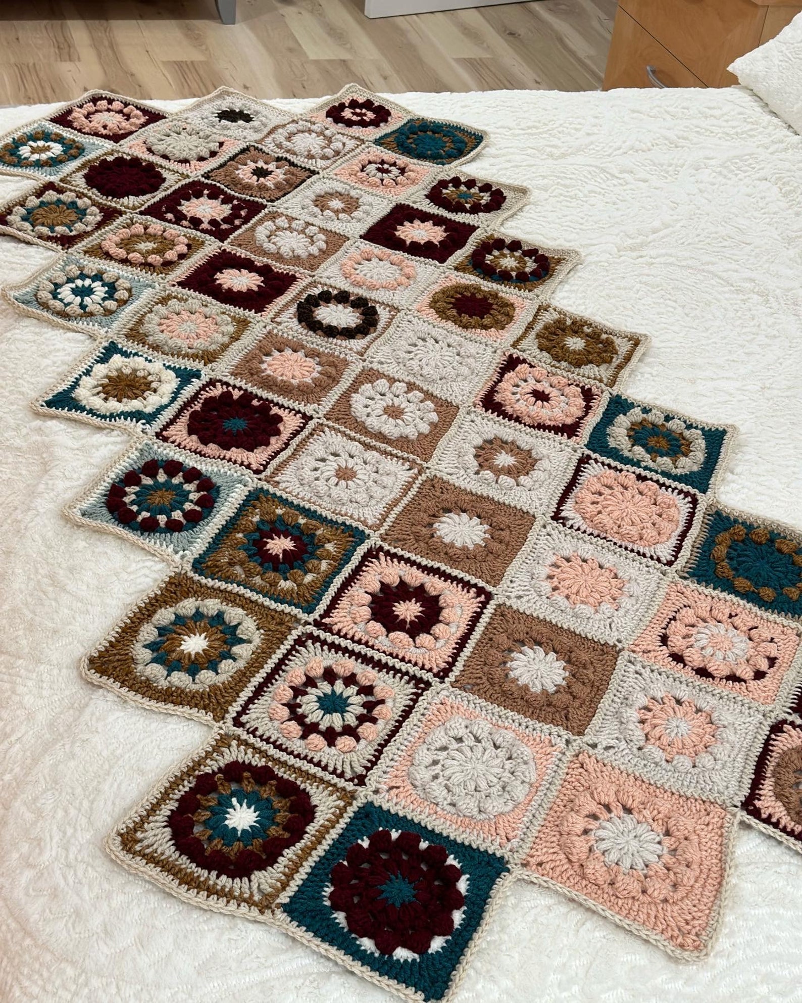 Temperature Blanket Crochet Granny Square 2022 Temp Granny - Etsy