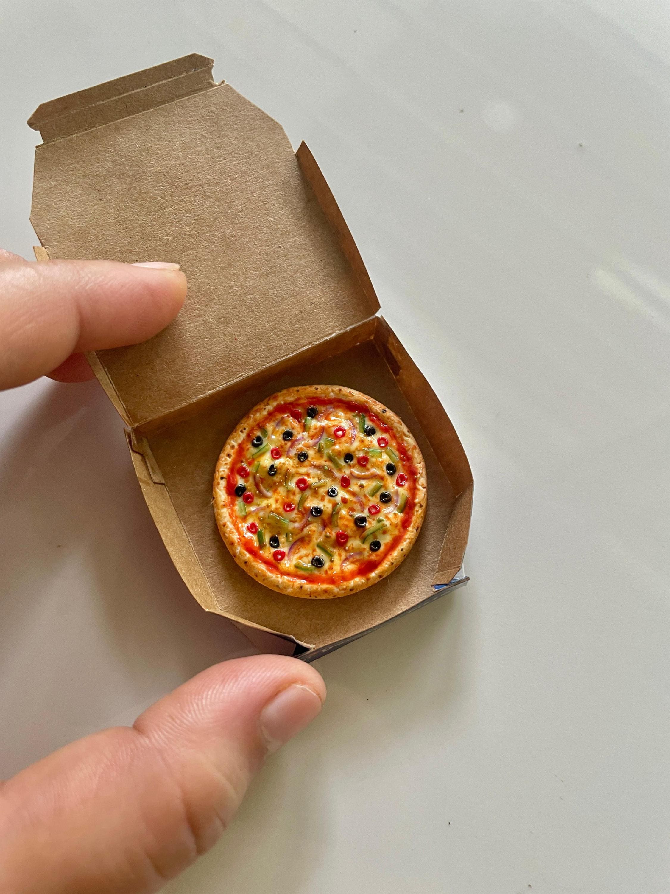 Miniature Domino's Pizza Fridge Magnet, Indian Food Miniature ...