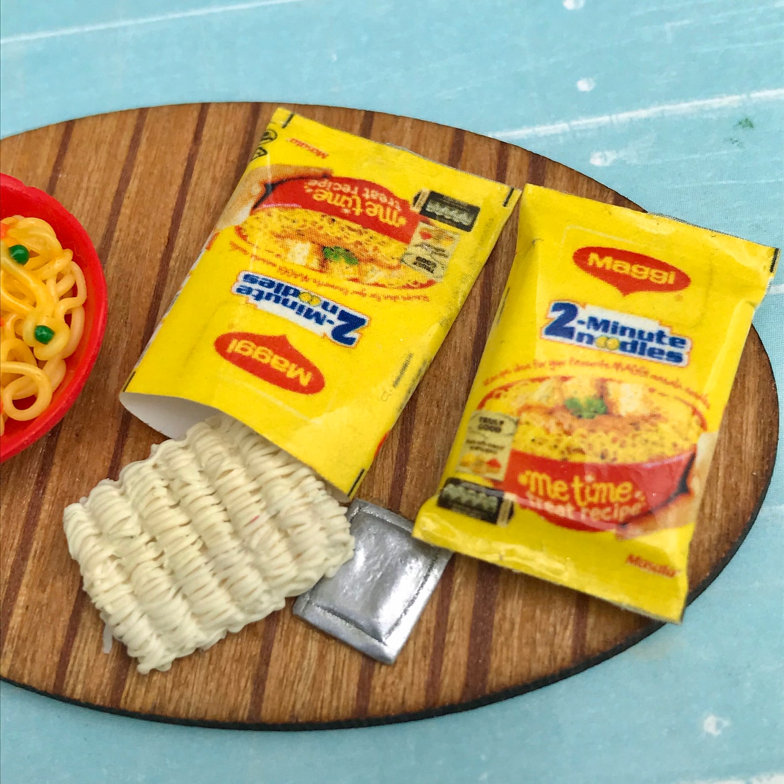 Miniature Food Maggi Noodles Fridge Magnet Miniature Noodles Dollhouse ...