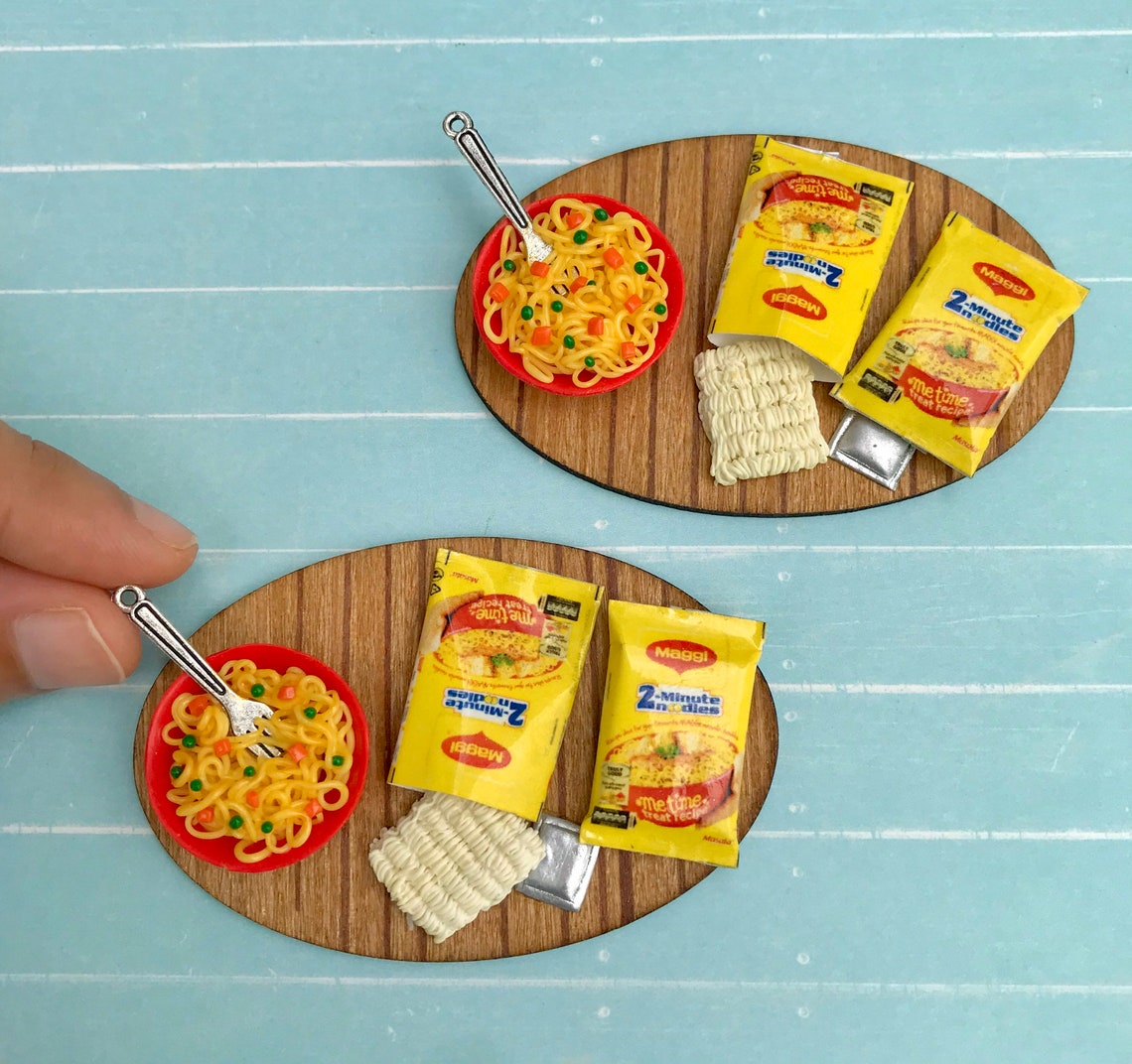 Miniature Food Maggi Noodles Fridge Magnet Miniature Noodles Dollhouse ...