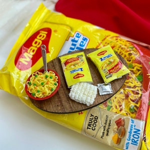 Miniature Maggi Noodles Fridge Magnet - Miniature Noodles - Dollhouse ...