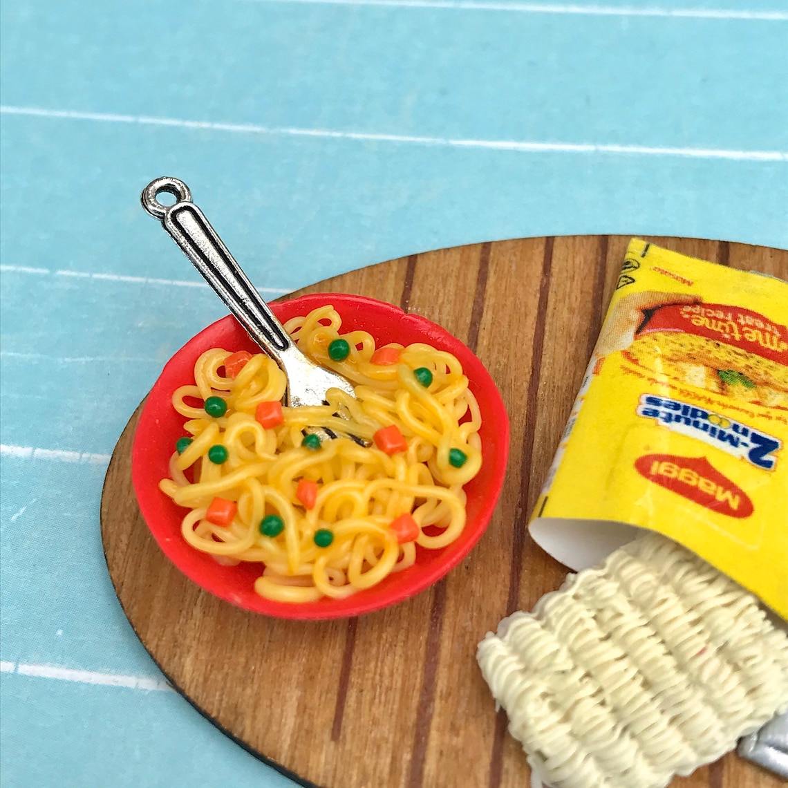 Miniature Food Maggi Noodles Fridge Magnet Miniature Noodles Dollhouse ...
