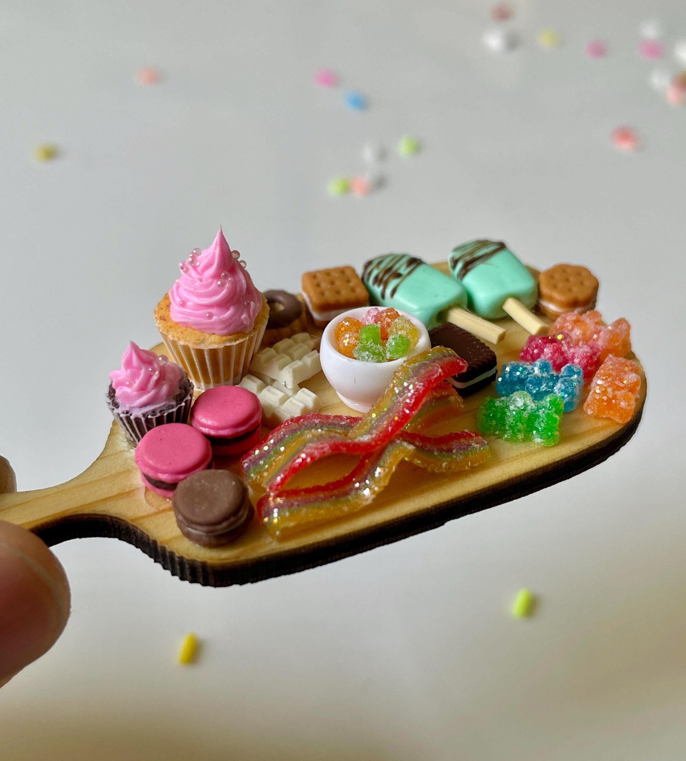 Miniature Candyland Bites Fridge Magnet – Handmade Sweet Treats Board ...