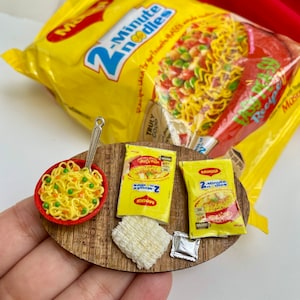 Miniature Maggi Noodles Fridge Magnet - Miniature Noodles - Dollhouse ...