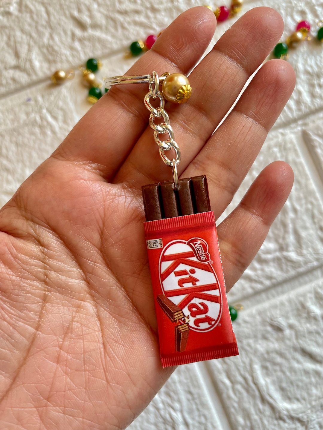 Miniature Kitkat Keychain , Indian Food Miniature, Dollhouse Food ...