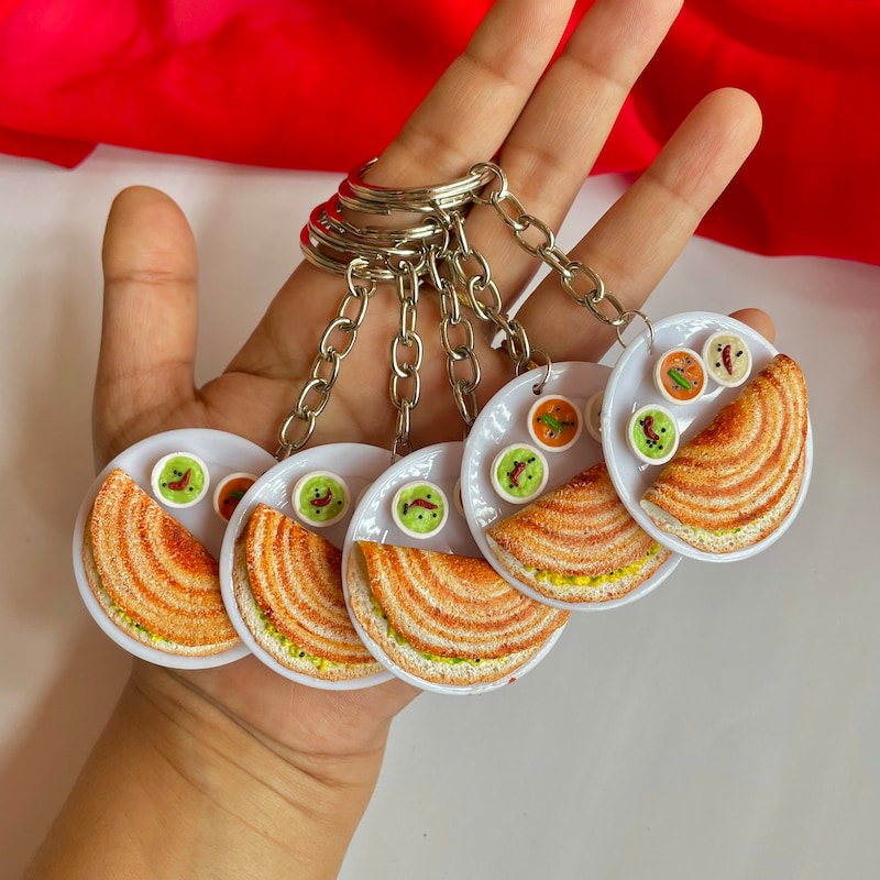 Food Keychain - Etsy