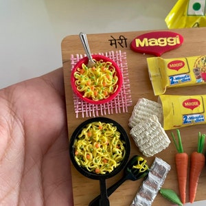 Miniature Maggi Noodles Family Pack Fridge Magnet - Miniature Noodles ...
