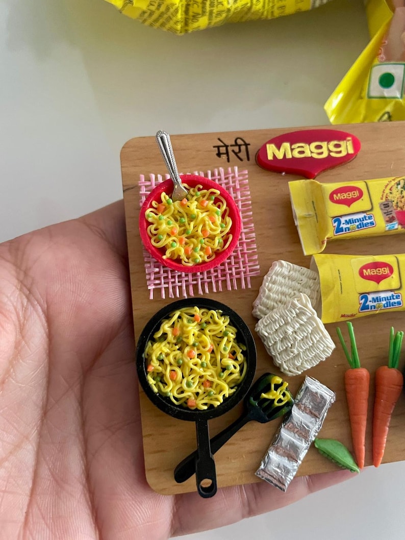 Miniature Maggi Noodles Family Pack Fridge Magnet Miniature Noodles ...