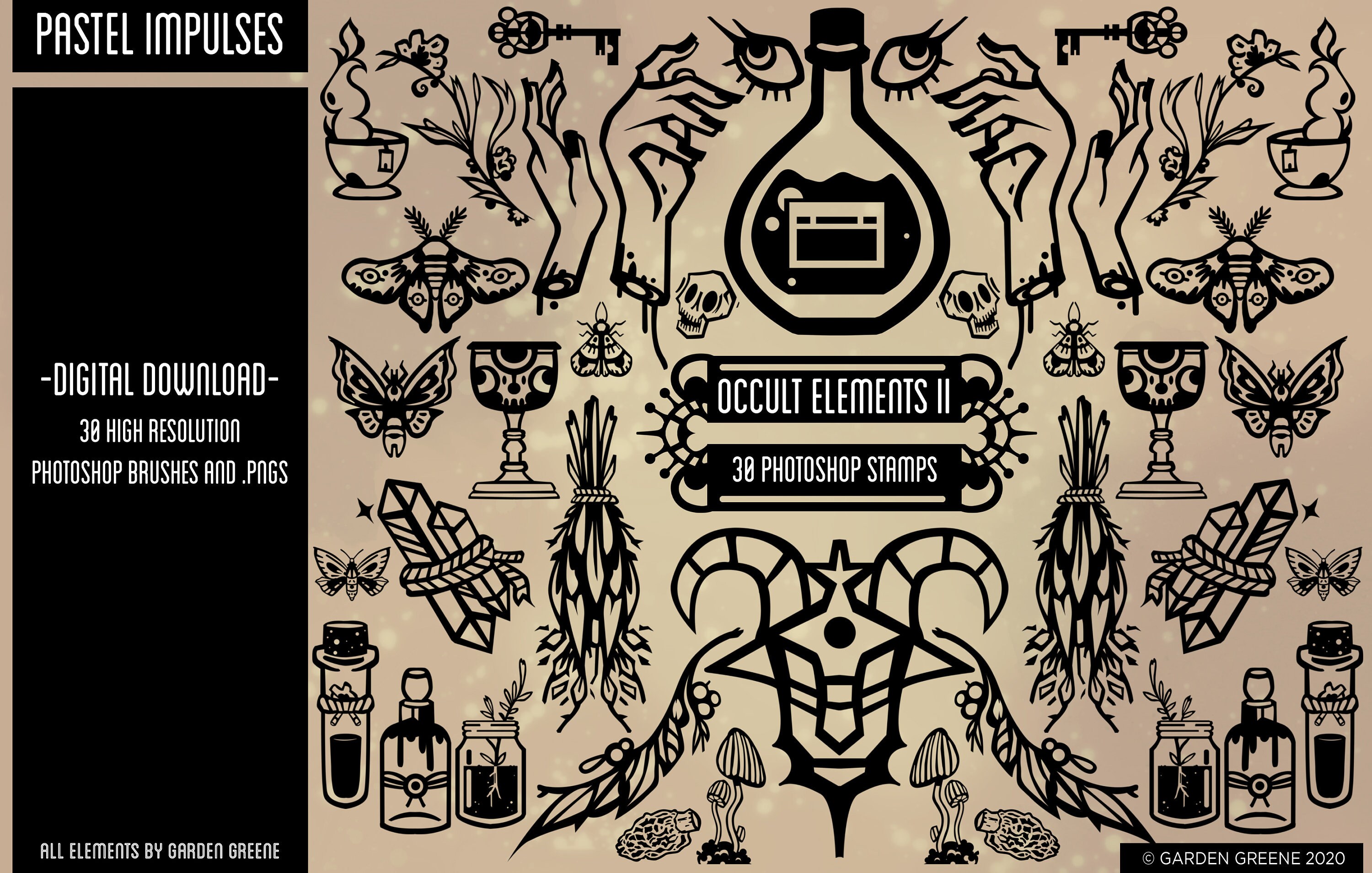 Occult Shapes and Elements II Bundle - Etsy