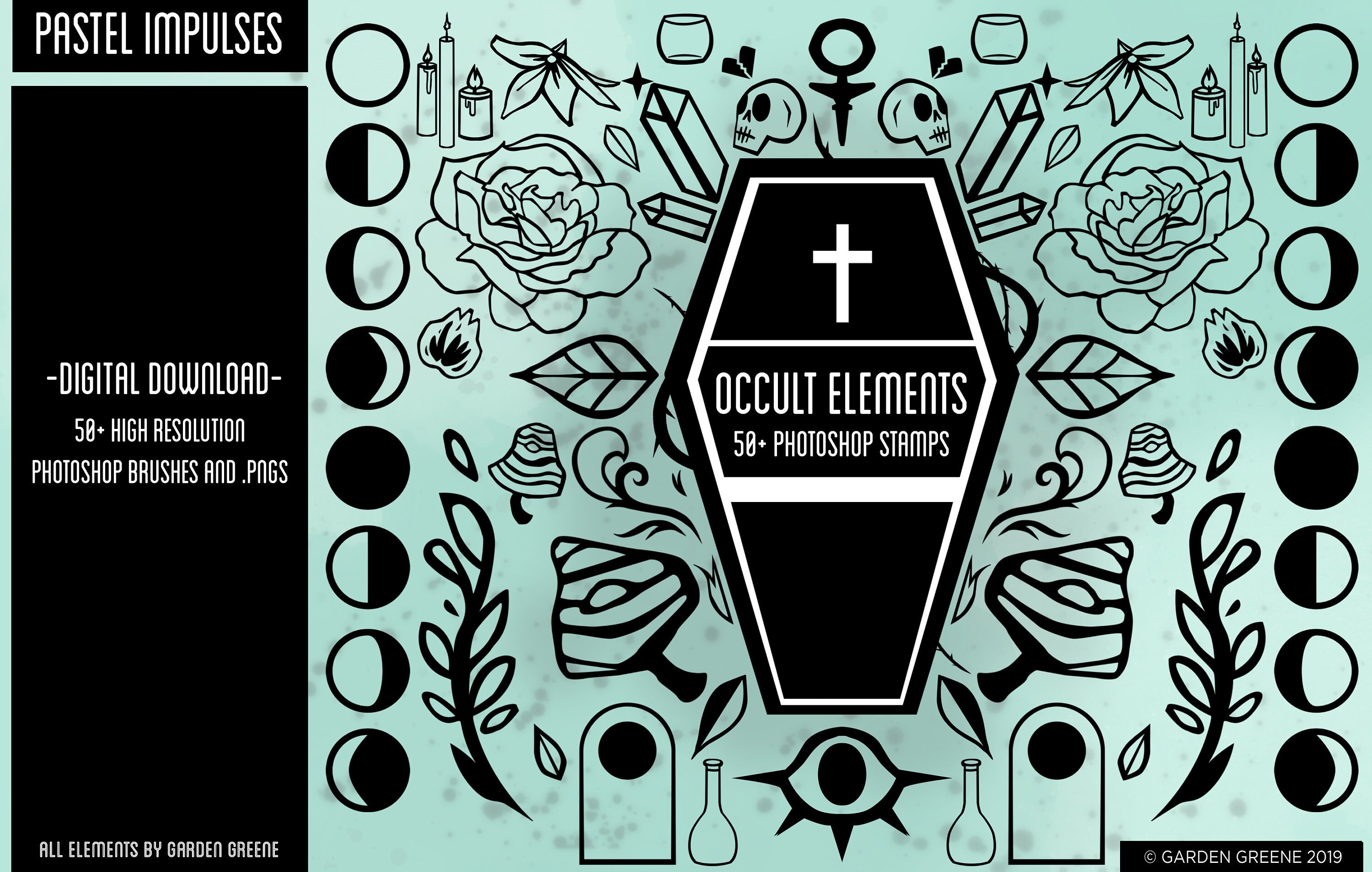Occult Shapes and Elements Bundle - Etsy