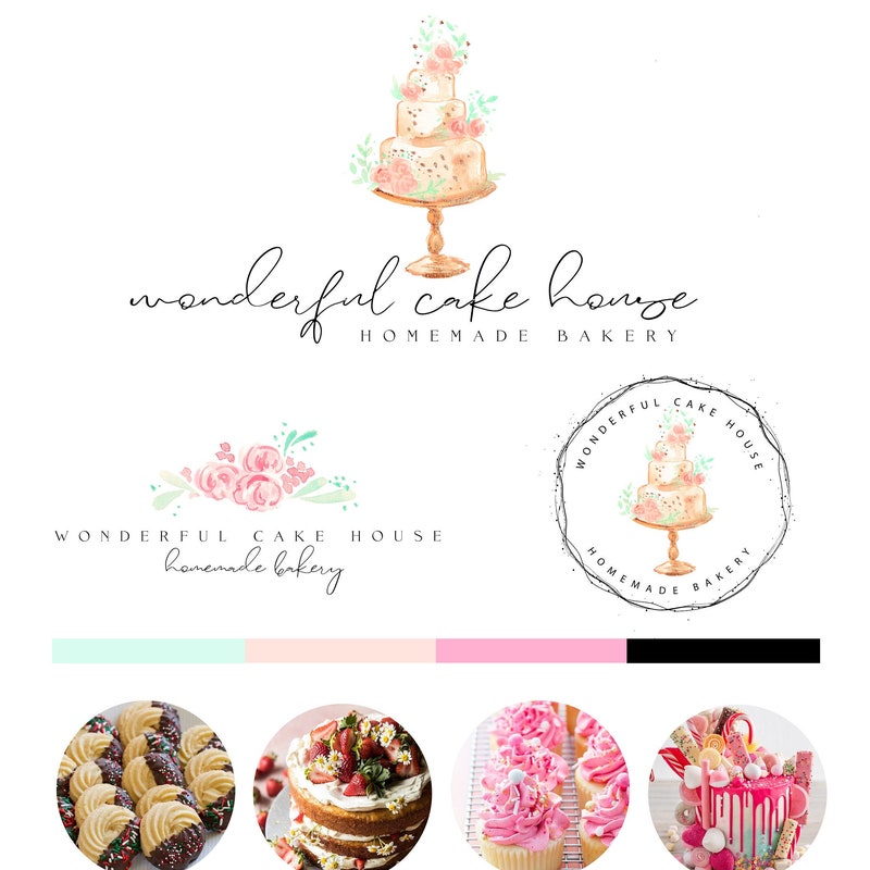 Watercolor Cake - Etsy