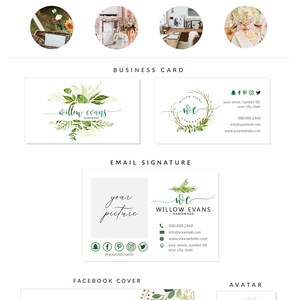 Photography Logo Design Rustic Logo Premade Watermark Vine Logo Stamp ...