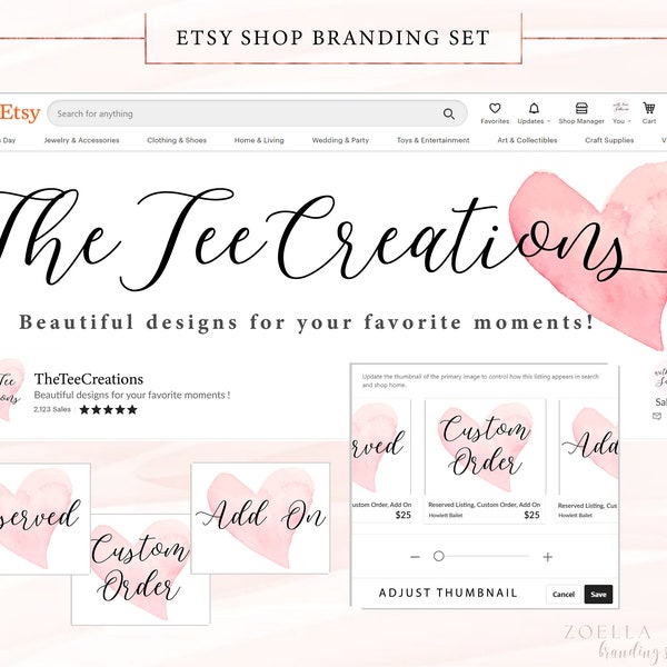 Cute Etsy Banner - Etsy