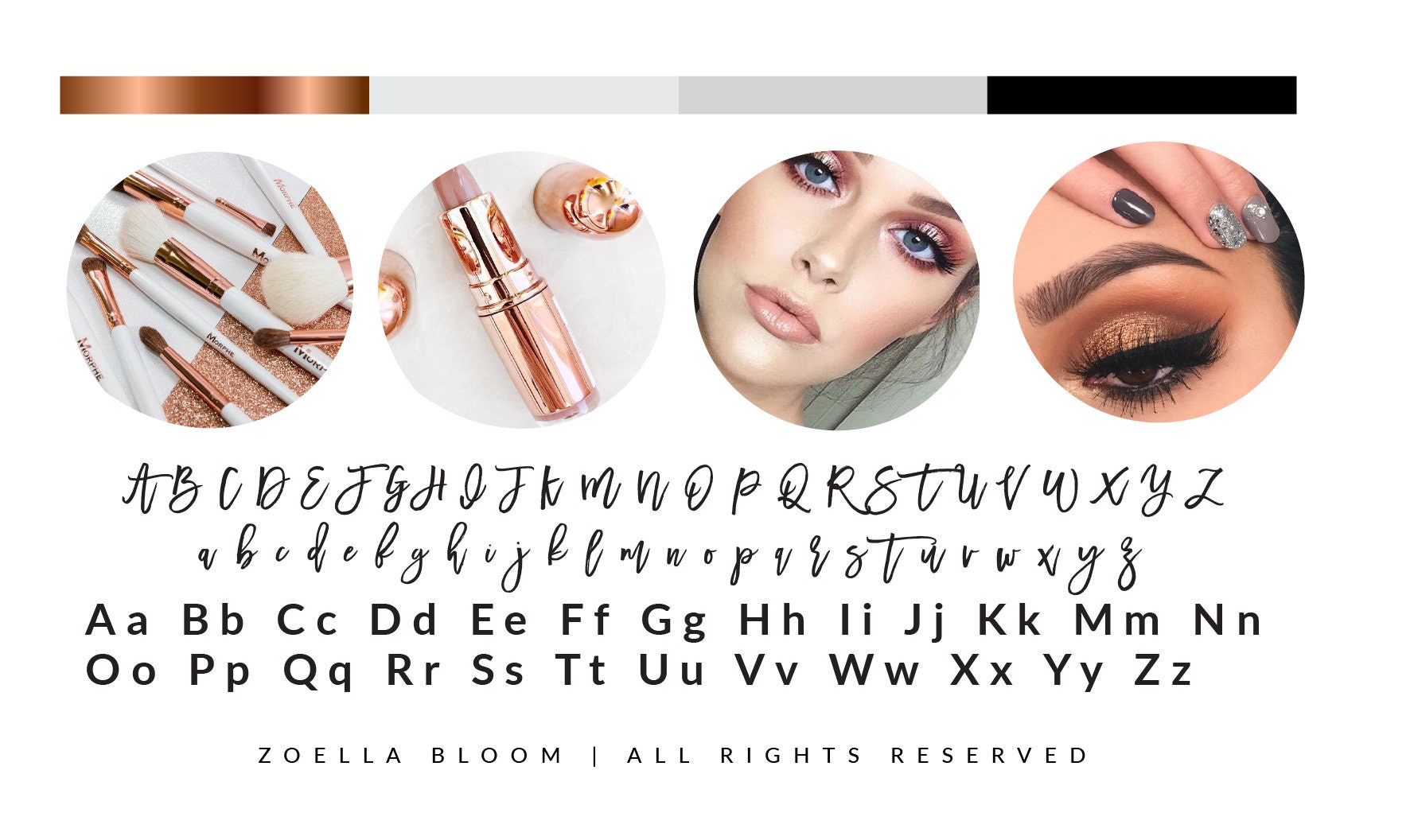 Makeup Artist Logo Branding Premade Package Beauty Logo Lip | Etsy