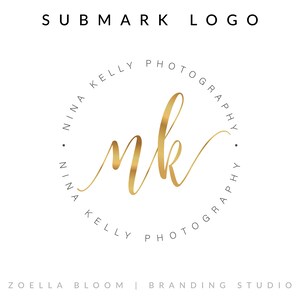 Gold Photography Logo Logo Design Branding Kit Watermark - Etsy