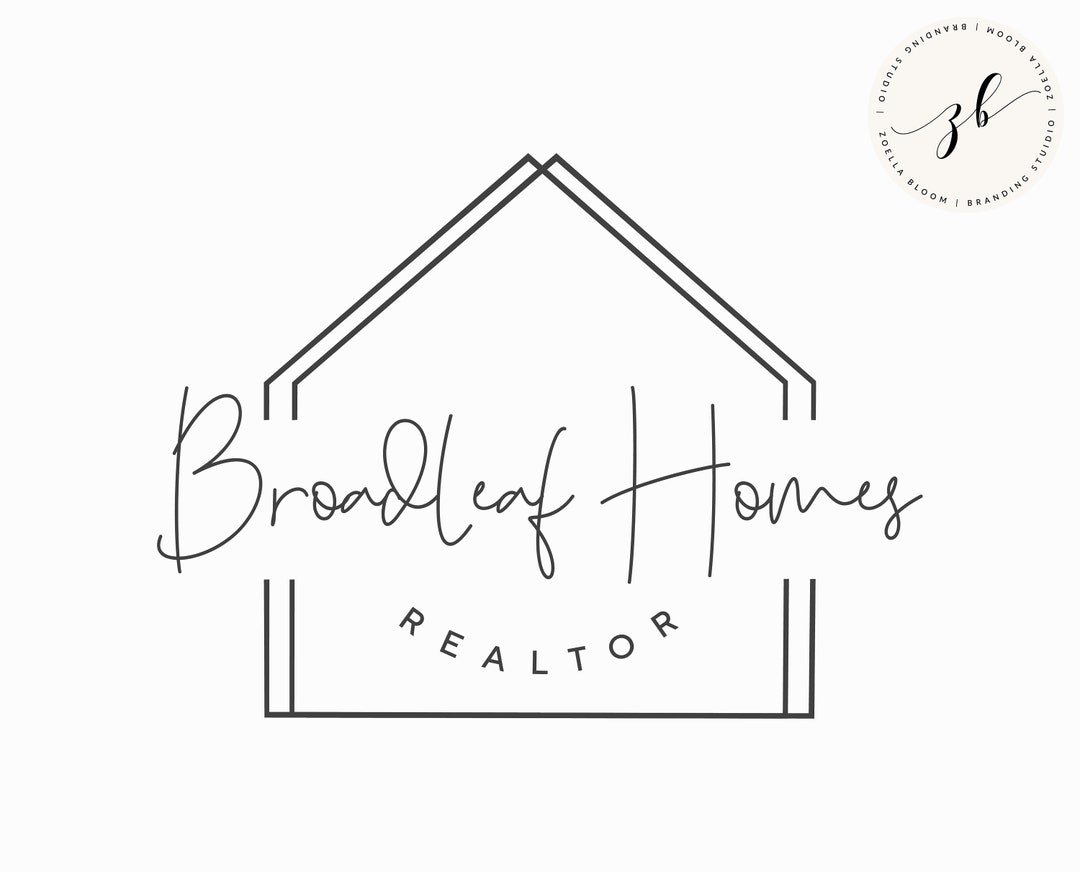 Watermark Logo, Real Estate Branding Kit, Black Watermark, White ...