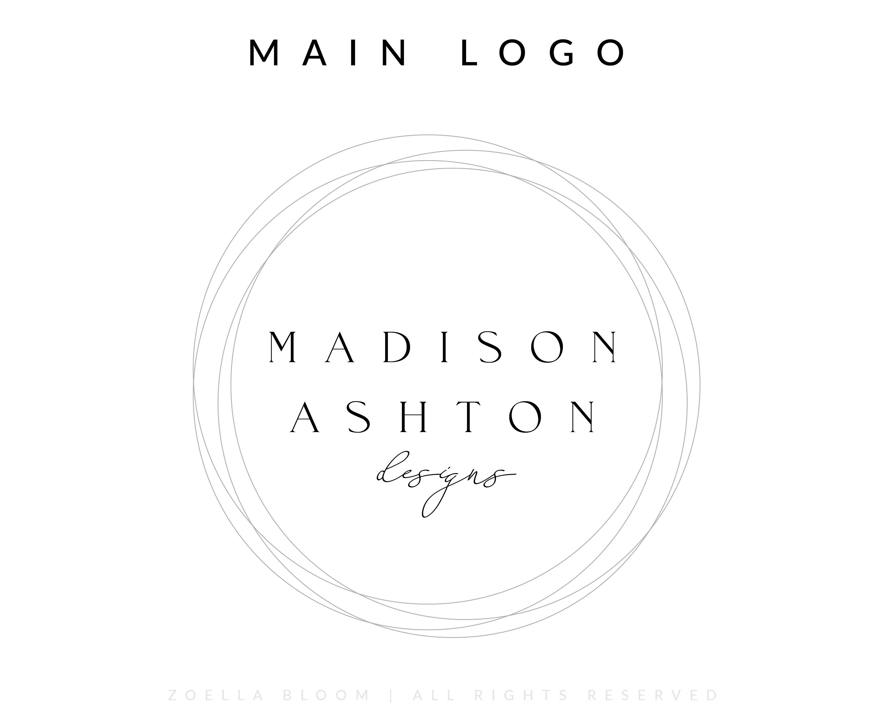 Watermark Modern Logo Logo Design Branding Kit Branding | Etsy