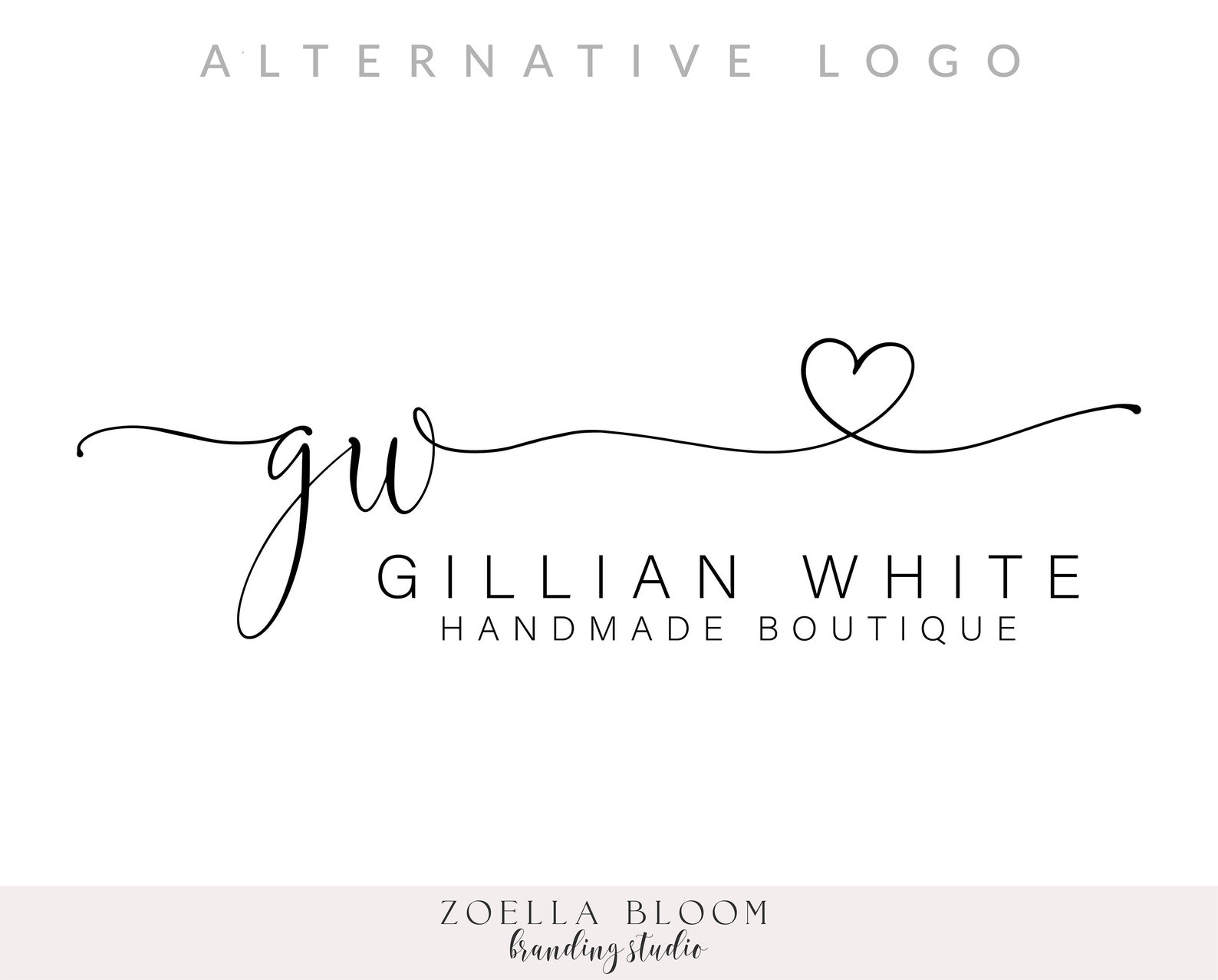 Homemade Handmade Boutique Botanical Logo Design Minimalist Branding ...