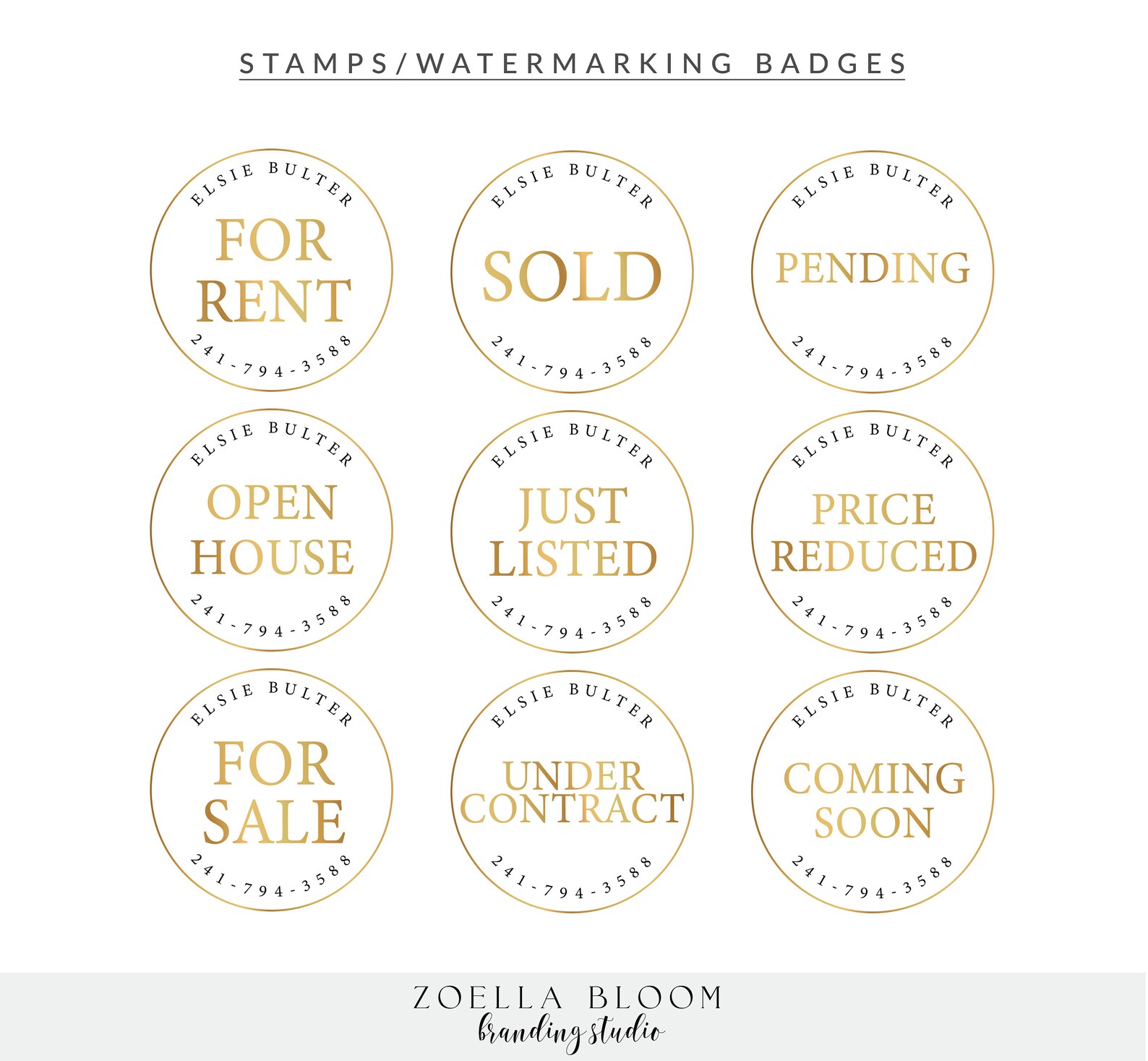 Real Estate Gold Logo Design, Key Logo, Business Logo Design, Realtor ...