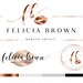 Makeup Artist Logo, Branding Premade Package, Beauty Logo, Lip Logo ...