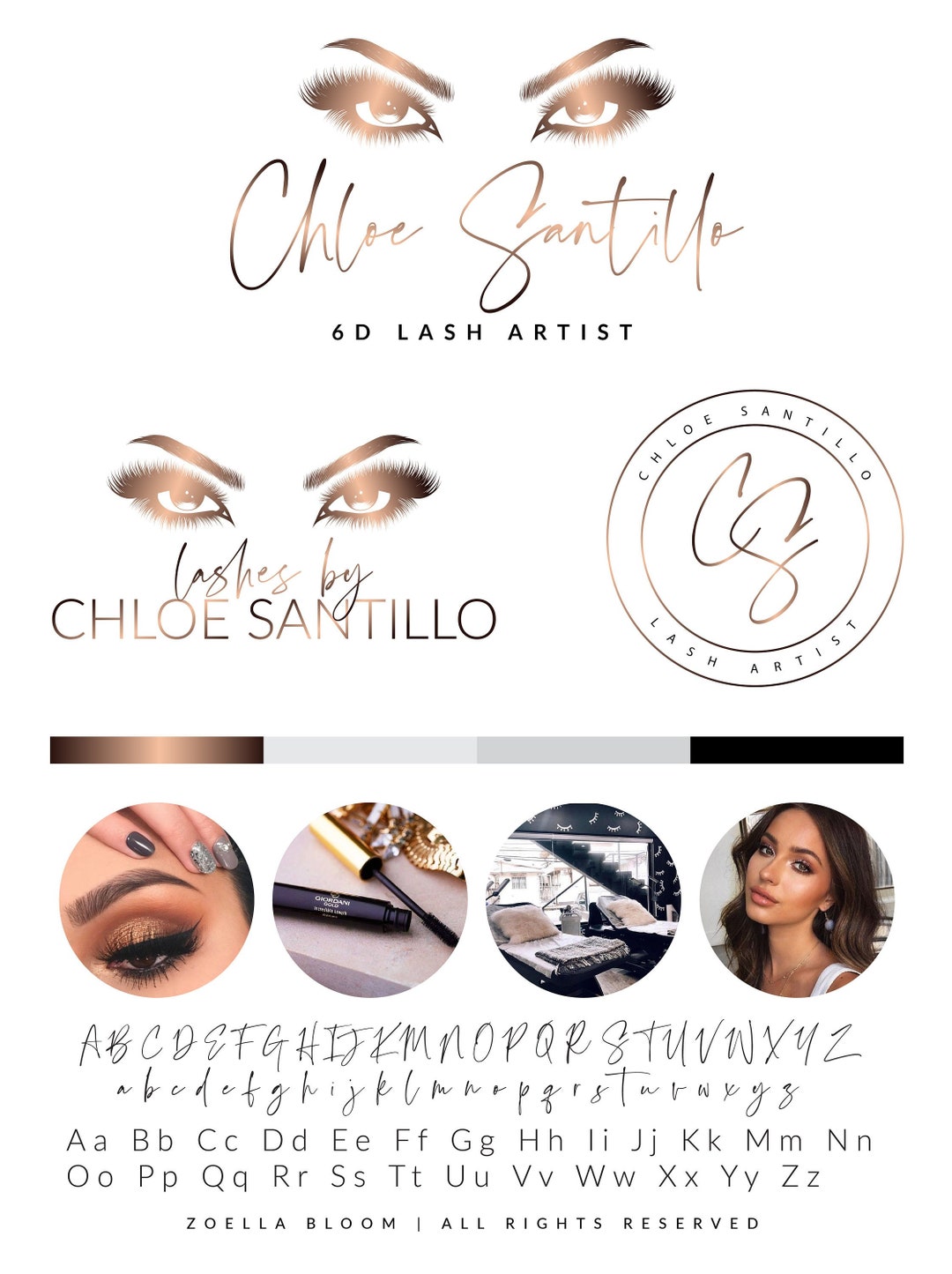 Lash Extension,6d Lash Artist, Beauty Logo, Lash Logo, Calligraphy ...