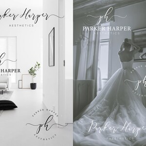 Aesthetic Logo Design, Calligraphy Script, Website Signature, Social ...