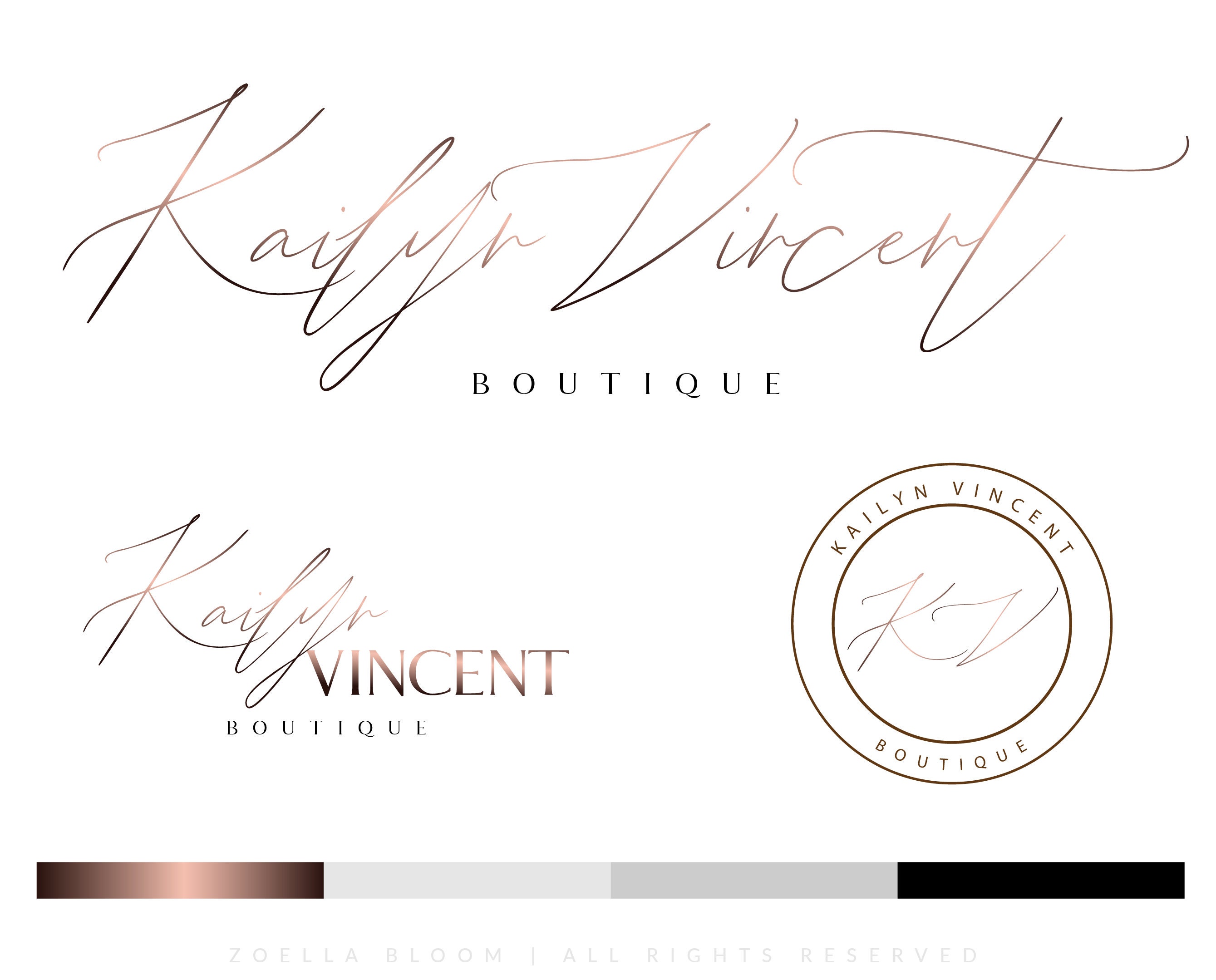 Boutique Watermark Logo Branding Kit Premade Logo Watermark | Etsy
