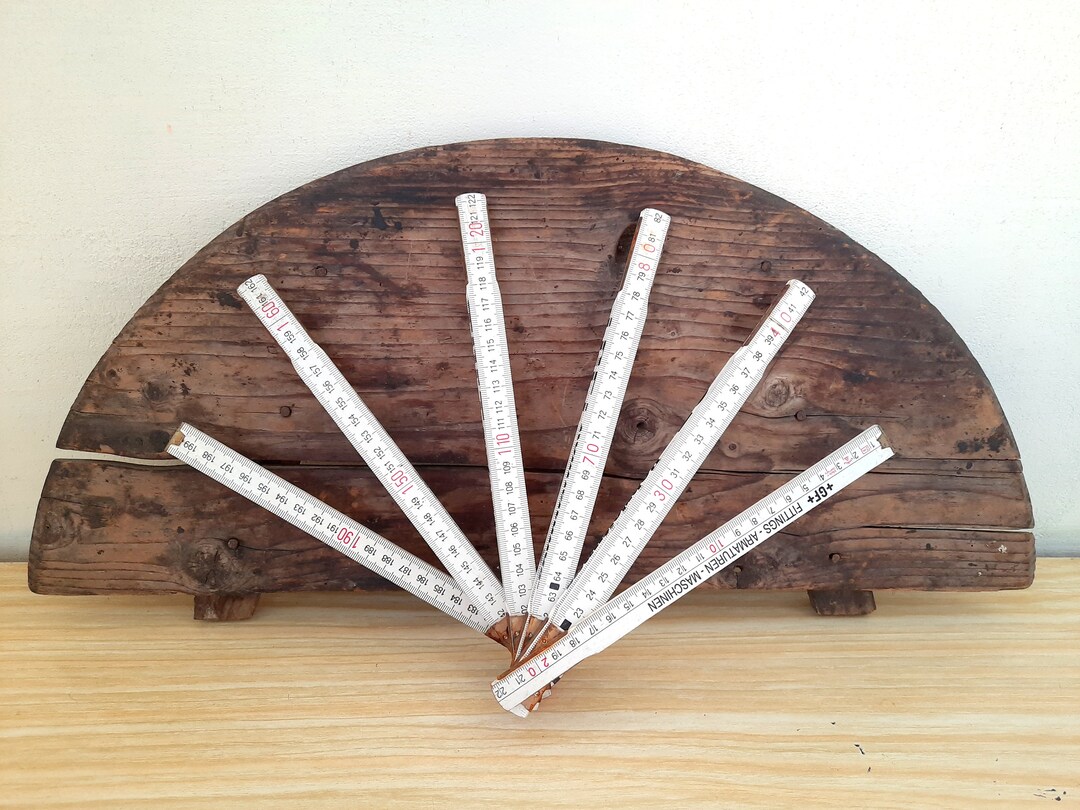 Vintage Wooden Folding Ruler 2m - Etsy