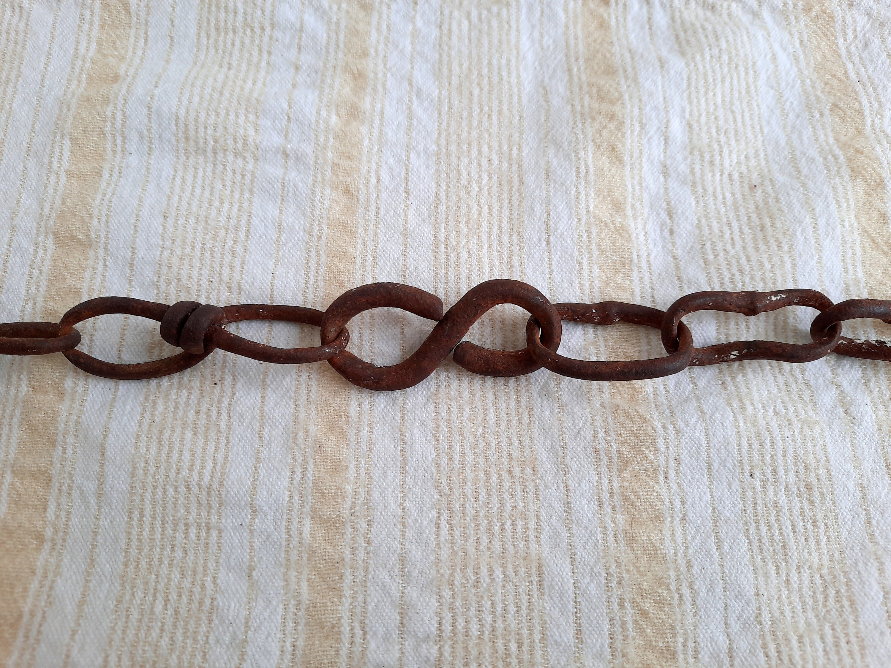 Antique Handmade Metal Chain, Hand Forged Chain, Free Delivery - Etsy