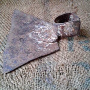 Vintage Hoe, Old Rusty Hoe, Antique Garden Hoe, Primitive Hand Tool ...