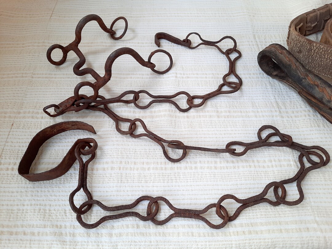 Vintage Hand Forged Chain, Old Rusty Chain, Sale - Etsy