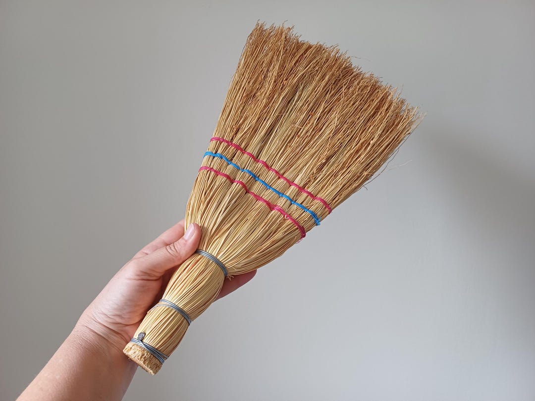 Vintage Straw Broom, Primitive Whisk Broom, Old Broom, Small Whisk ...