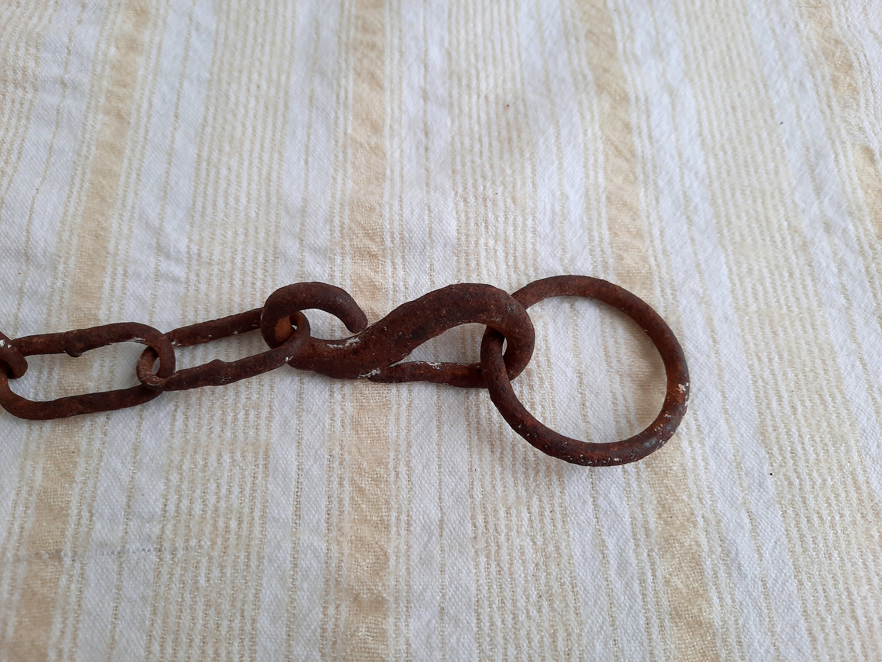 Antique Handmade Metal Chain, Hand Forged Chain, Free Delivery - Etsy