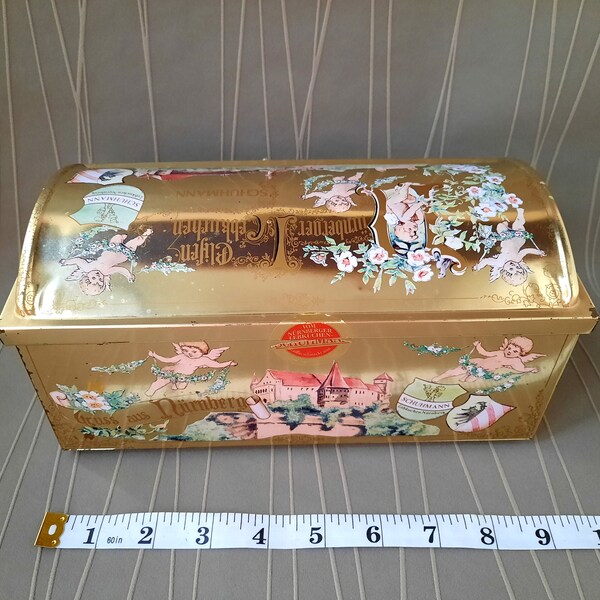 Large Tin Box - Etsy