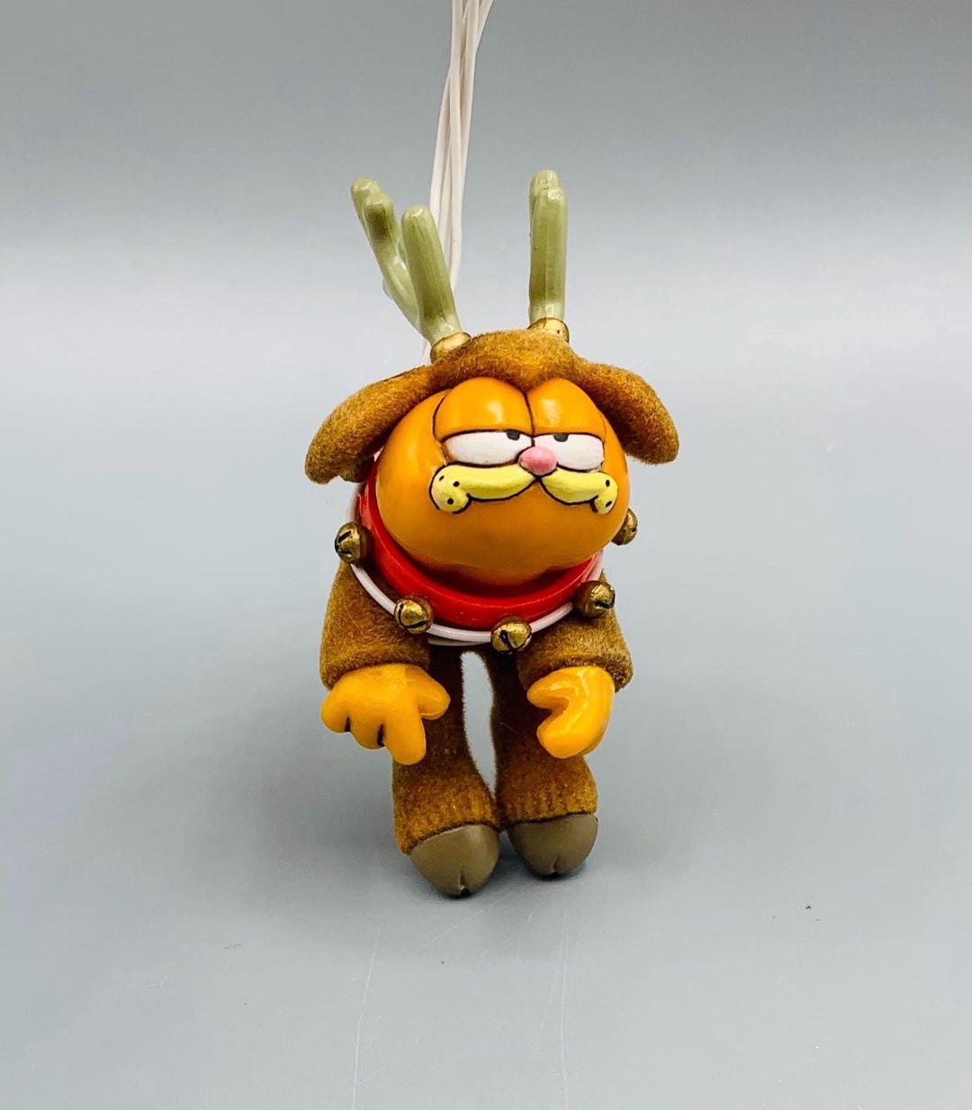 Garfield the Cat by Jim Davis Ornament Garfield Dressed as a Deer ...