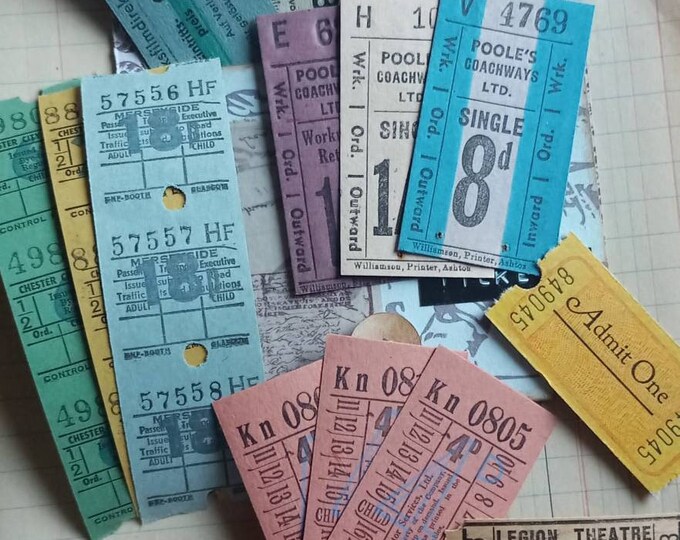 Original Vintage Ticket Package, Tickets, Cinema Tickets, Entrance ...