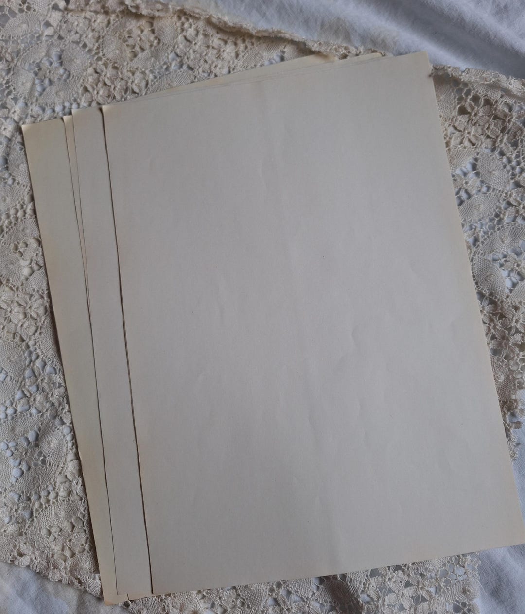 Vintage Writing Paper, Unlined, 10 Sheets, Junk Journal Paper - Etsy